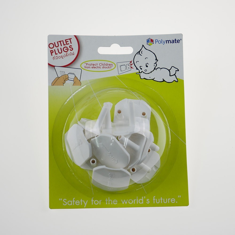 Outlet Plugs White อุปกรณ์อุดรูปลั๊กไฟ – Polymate | AromDee